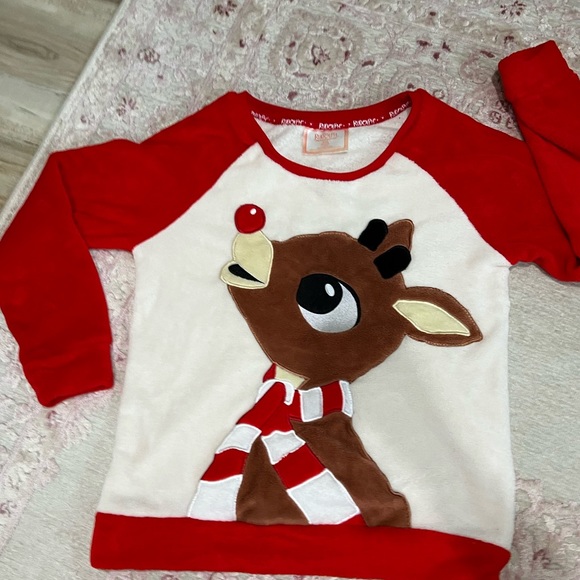 Shirts & Tops | Rudolph The Red Nosed Reindeer Christmas Kids Red And ...